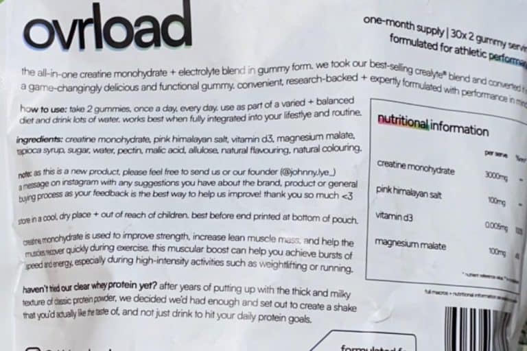 Ovrload Creatine Gummies Review - Coach